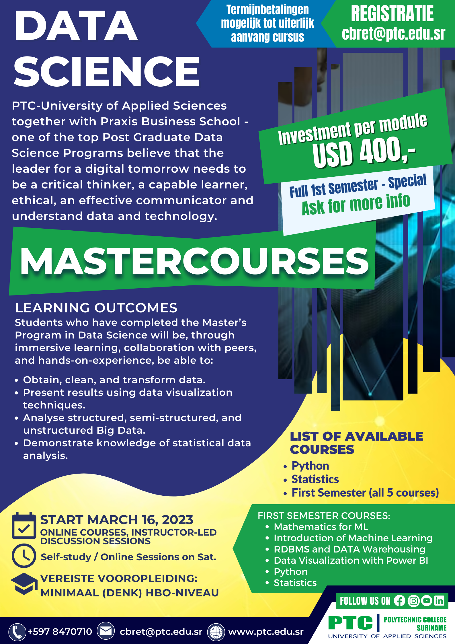 Trainingen – Polytechnic College Suriname